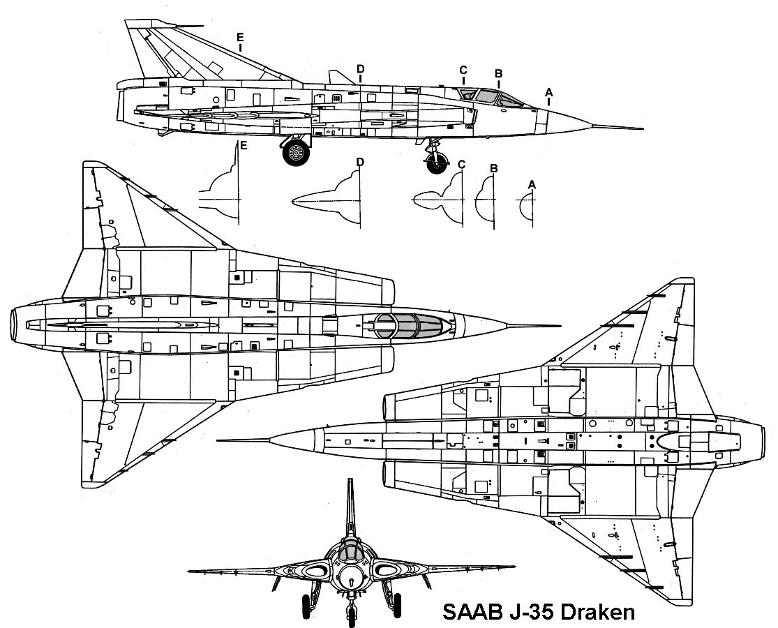 AviationsMilitaires.net — SAAB J 35 Draken